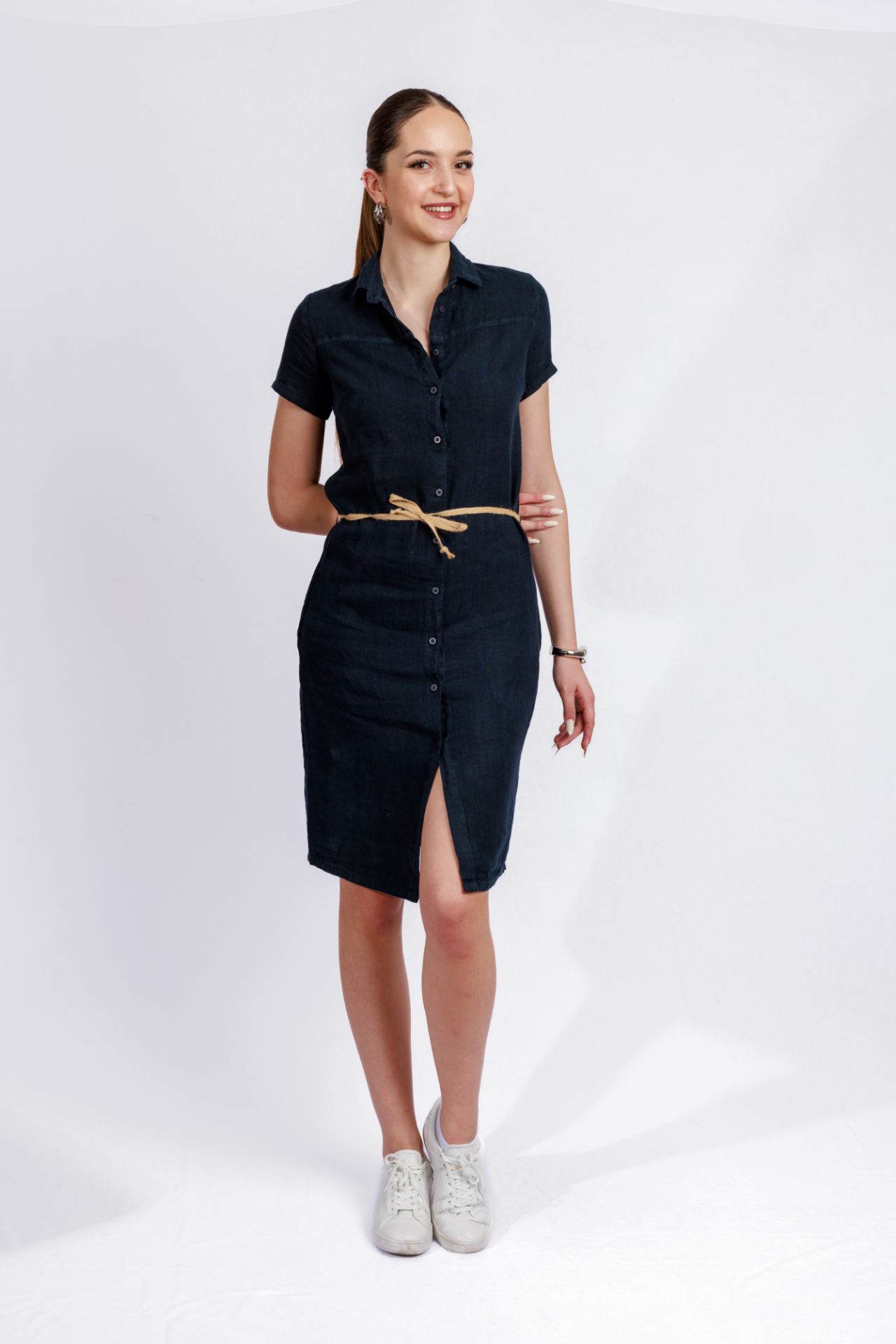 I LOVE TALL - fashion for tall people. Ladies linen dress Shirt blouse ...