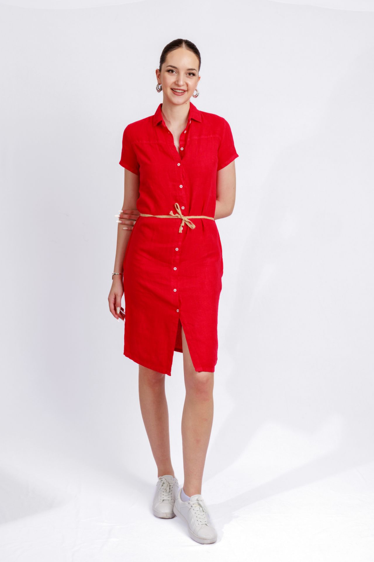 I LOVE TALL - fashion for tall people. Ladies linen dress Shirt blouse ...
