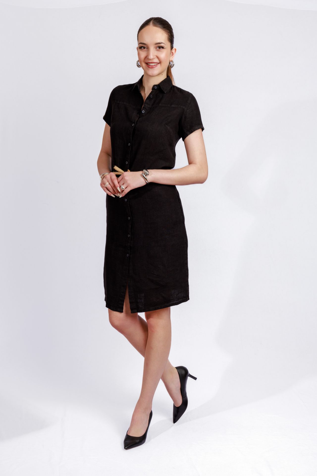 I LOVE TALL - fashion for tall people. Ladies linen dress Shirt blouse ...