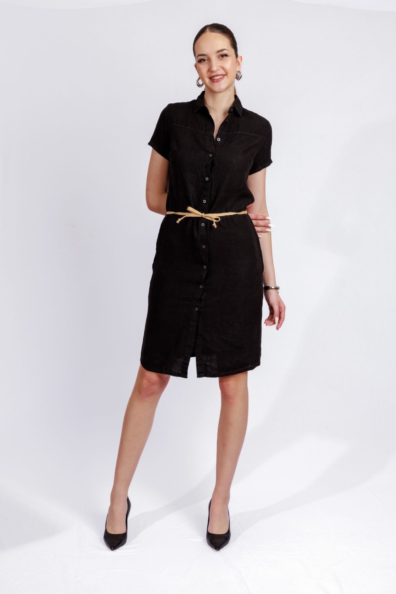 I LOVE TALL - fashion for tall people. Ladies linen dress Shirt blouse ...