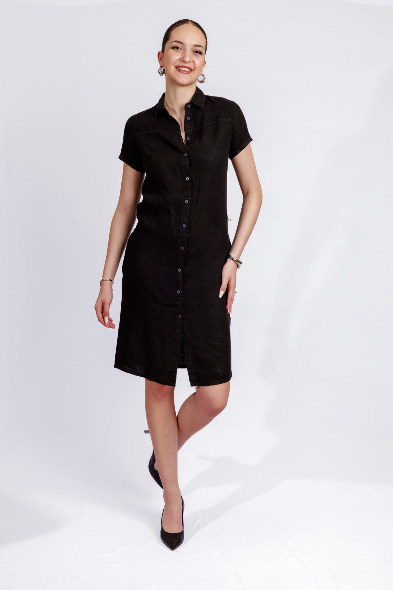 I LOVE TALL - fashion for tall people. Ladies linen dress Shirt blouse ...