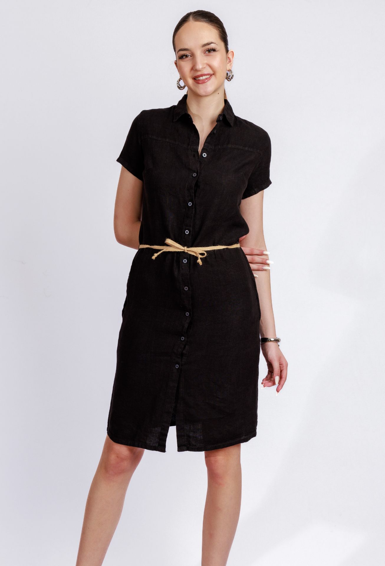 I LOVE TALL - fashion for tall people. Ladies linen dress Shirt blouse ...
