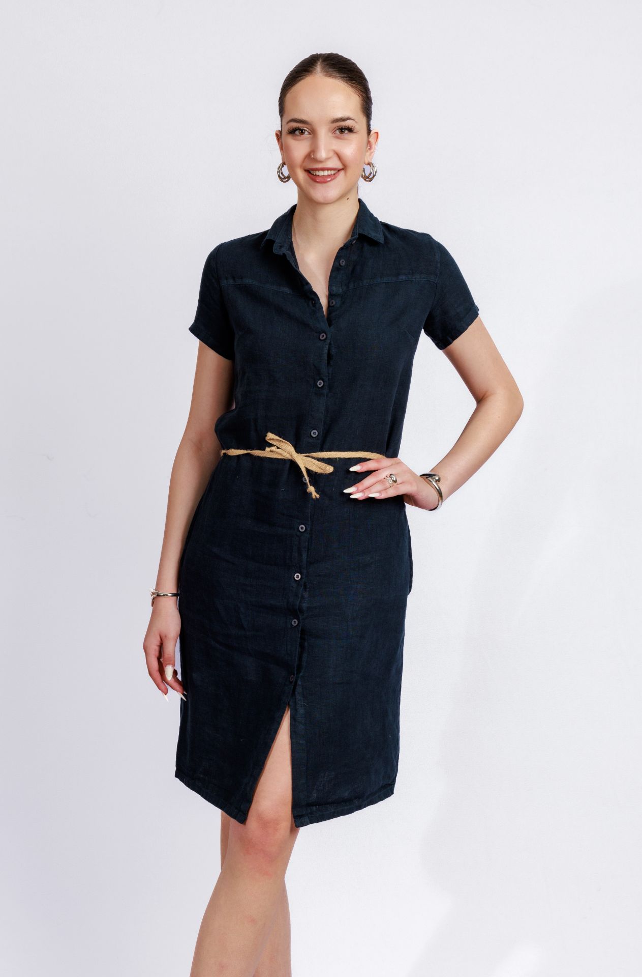 I LOVE TALL - fashion for tall people. Ladies linen dress Shirt blouse ...