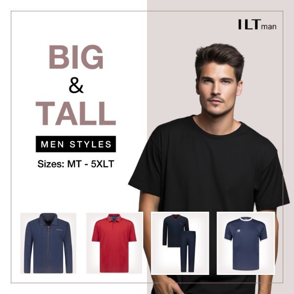 I LOVE TALL - fashion for tall people. ILTman - Big & Tall / Sizes MT ...