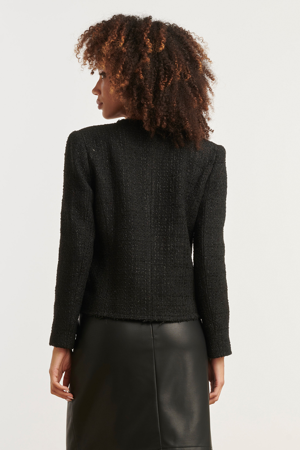 I LOVE TALL - fashion for tall people. Smashed Lemon Black Tweed Jacket ...